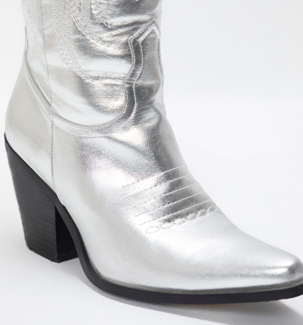 HIGH SHAFT METALLIC COWBOY BOOT