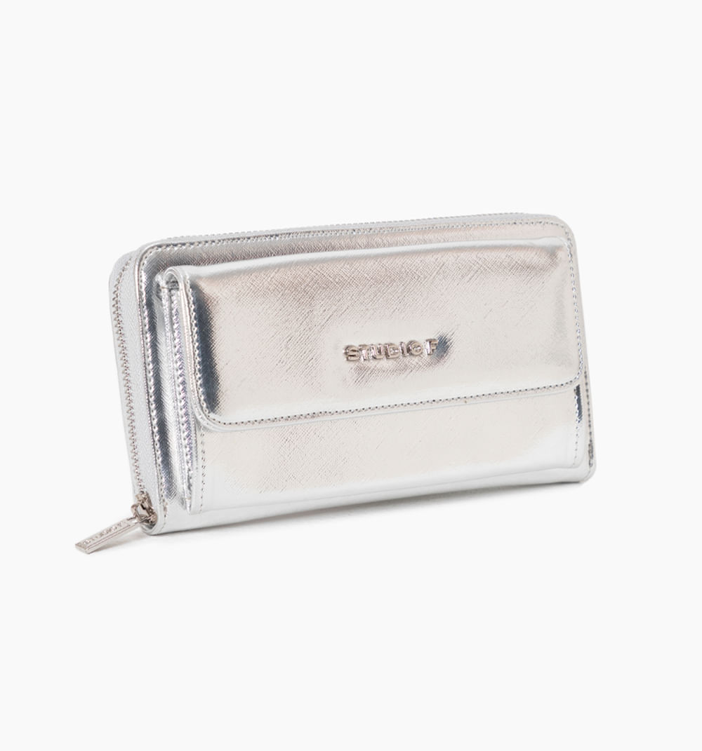 ZIP WALLET WITH FRONT POCKET