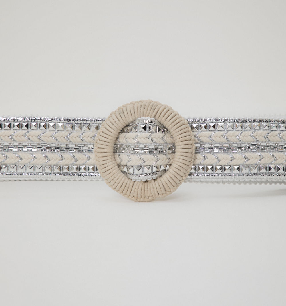 ORGANIC BELT WOVEN BUCKLE DETAILS